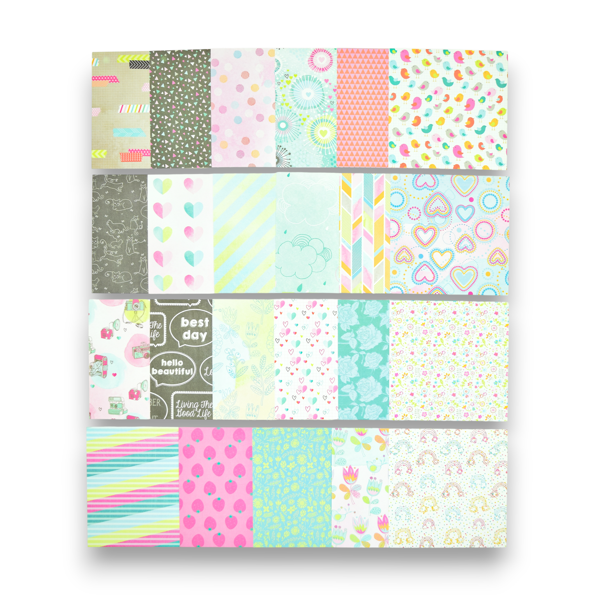 Boho Pastel - 6x6 Patterned Paper Pack