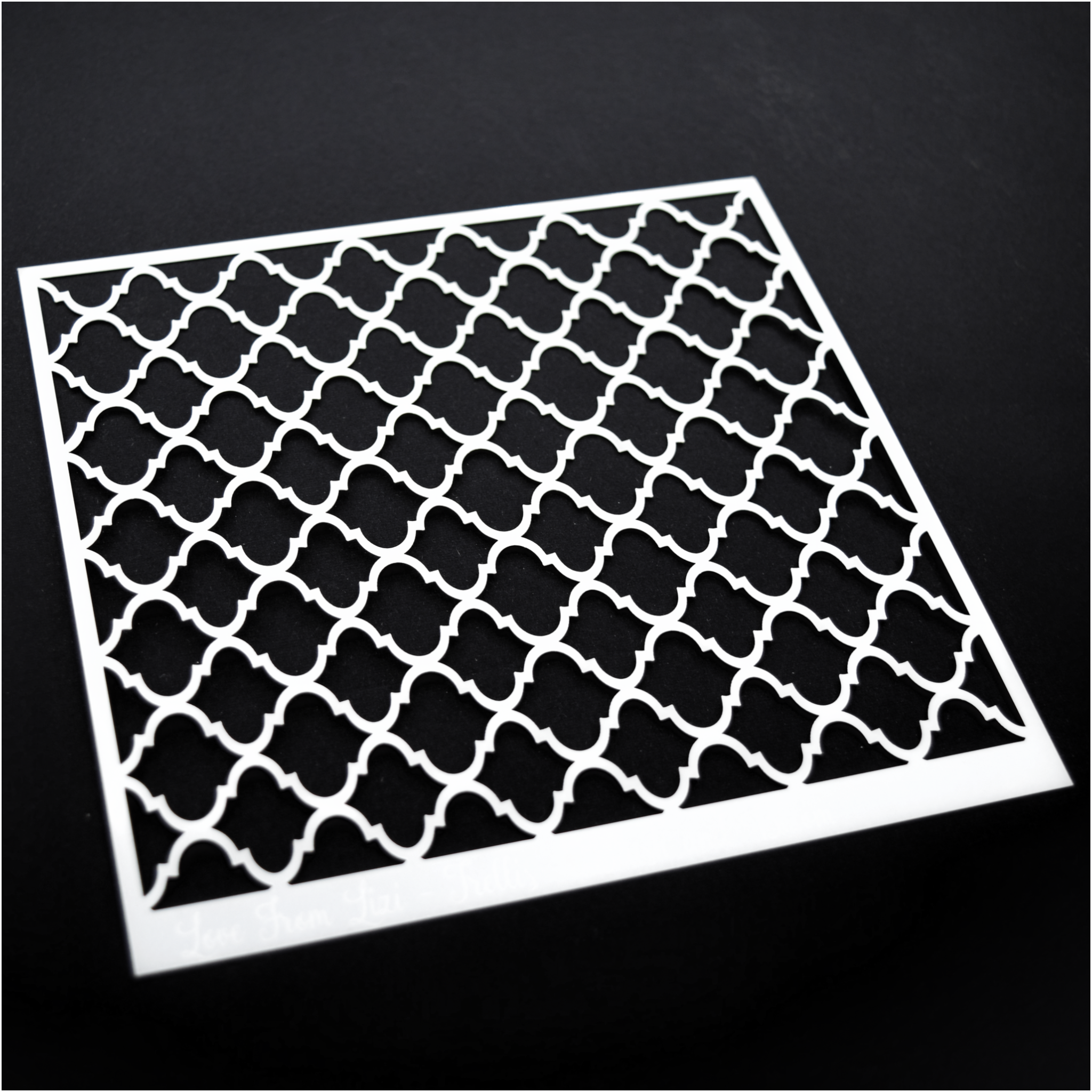 Trellis - Blush & Bloom - Stencil